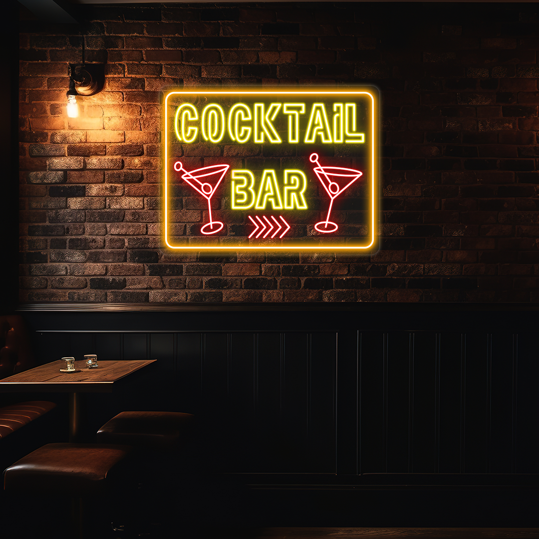 Buy Neon Bar Signs Personalized Signs for Home Bar | CRAZY NEON®