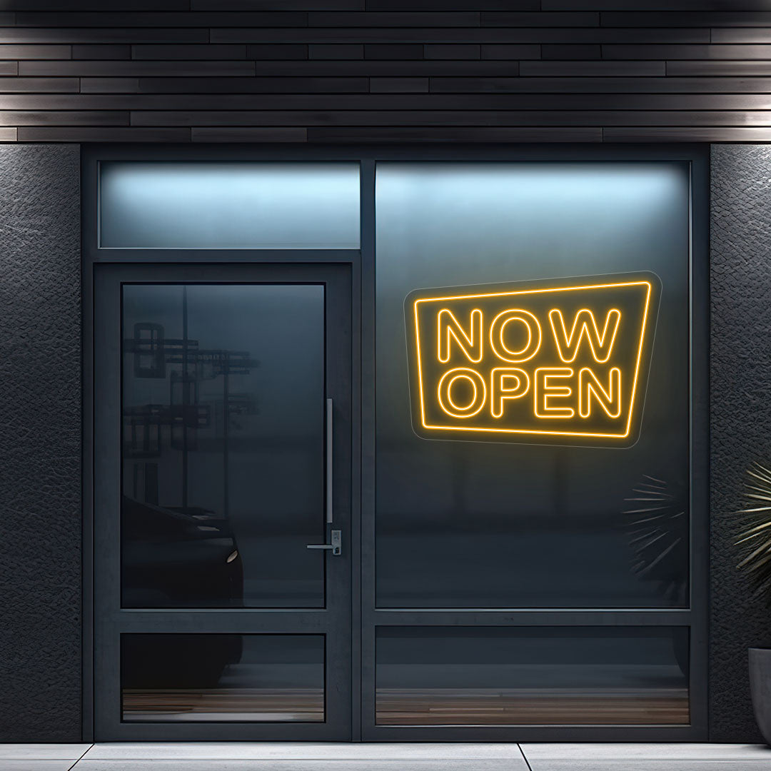 Now Open Square Sign | CRAZY NEON® – Crazy Neon