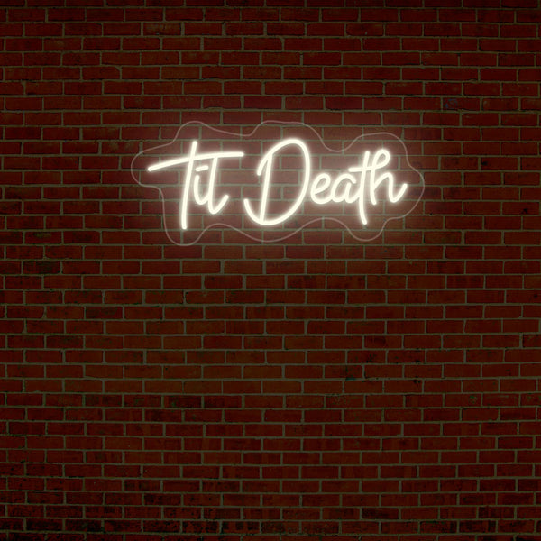 Til Death Neon Sign | Till Death Neon Sign | CRAZY NEON® – Crazy Neon