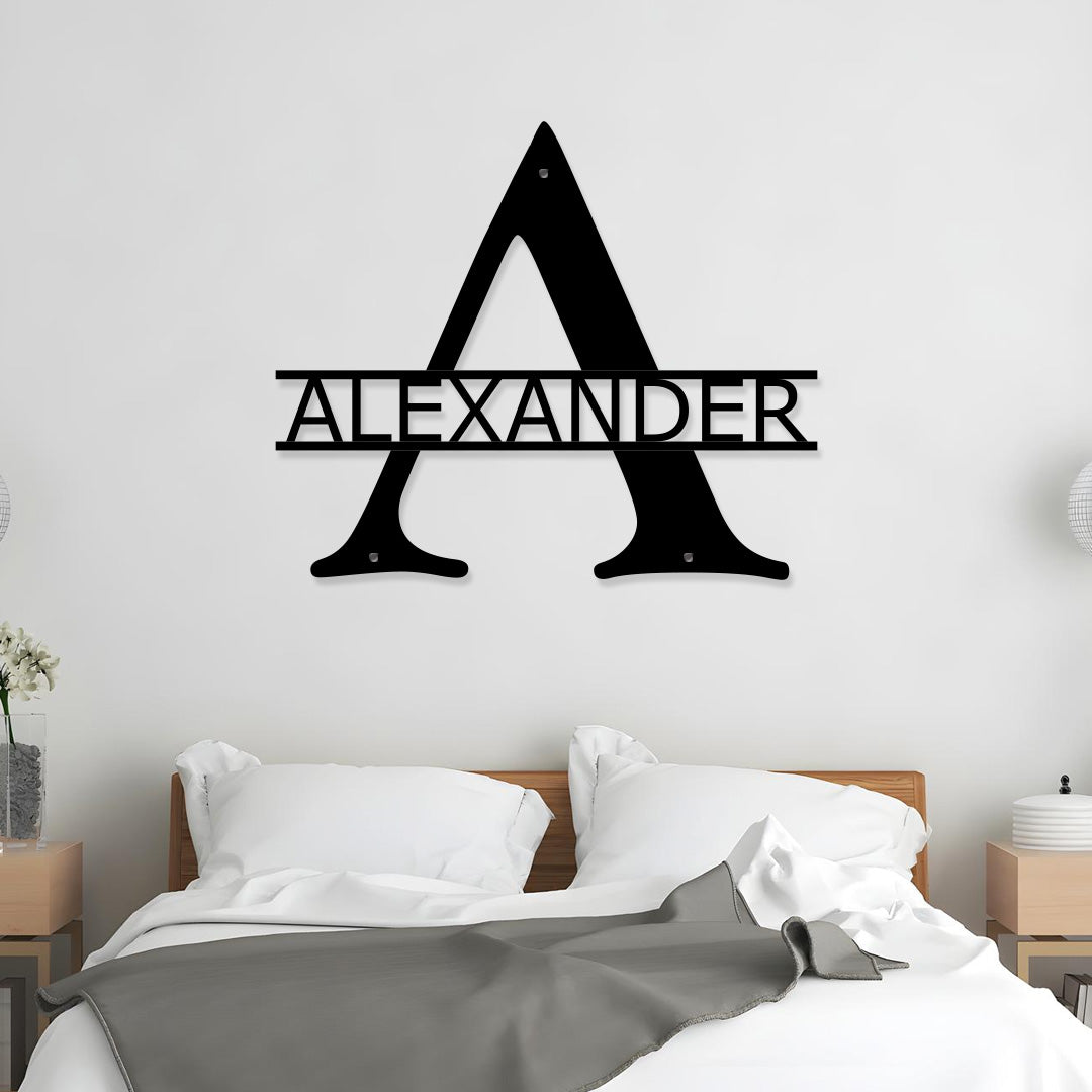 Personalized Metal Monogram Name Sign |CRAZY NEON® – Crazy Neon