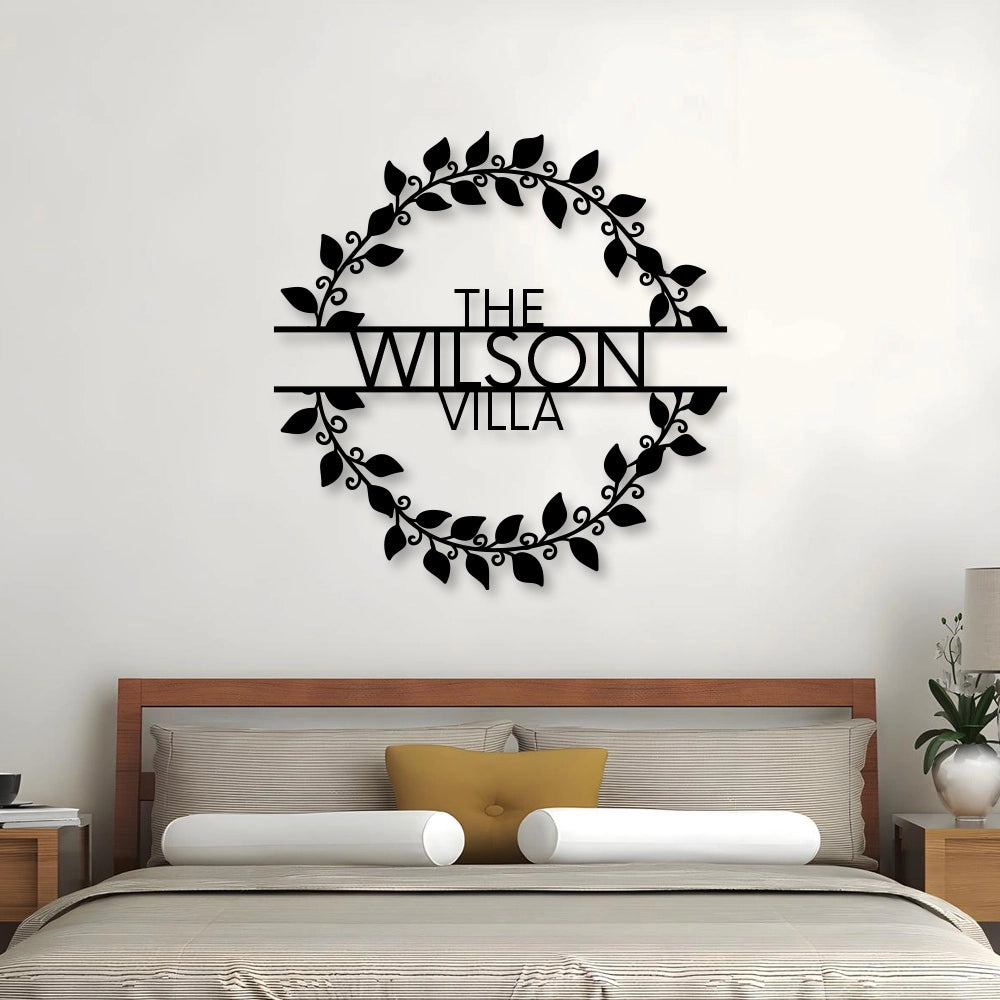 Metal Last Name Sign For Home | CRAZY NEON® – Crazy Neon
