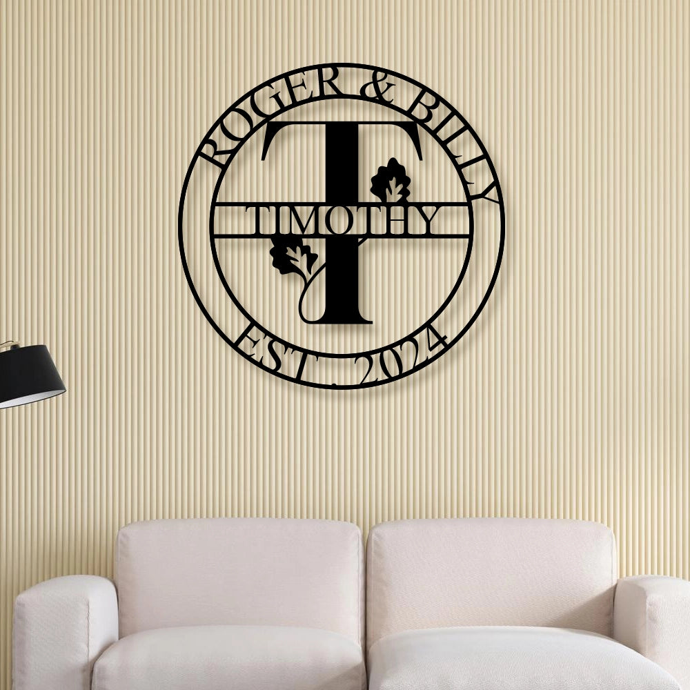 Personalized Family Name Metal Sign | CRAZY NEON® – Crazy Neon