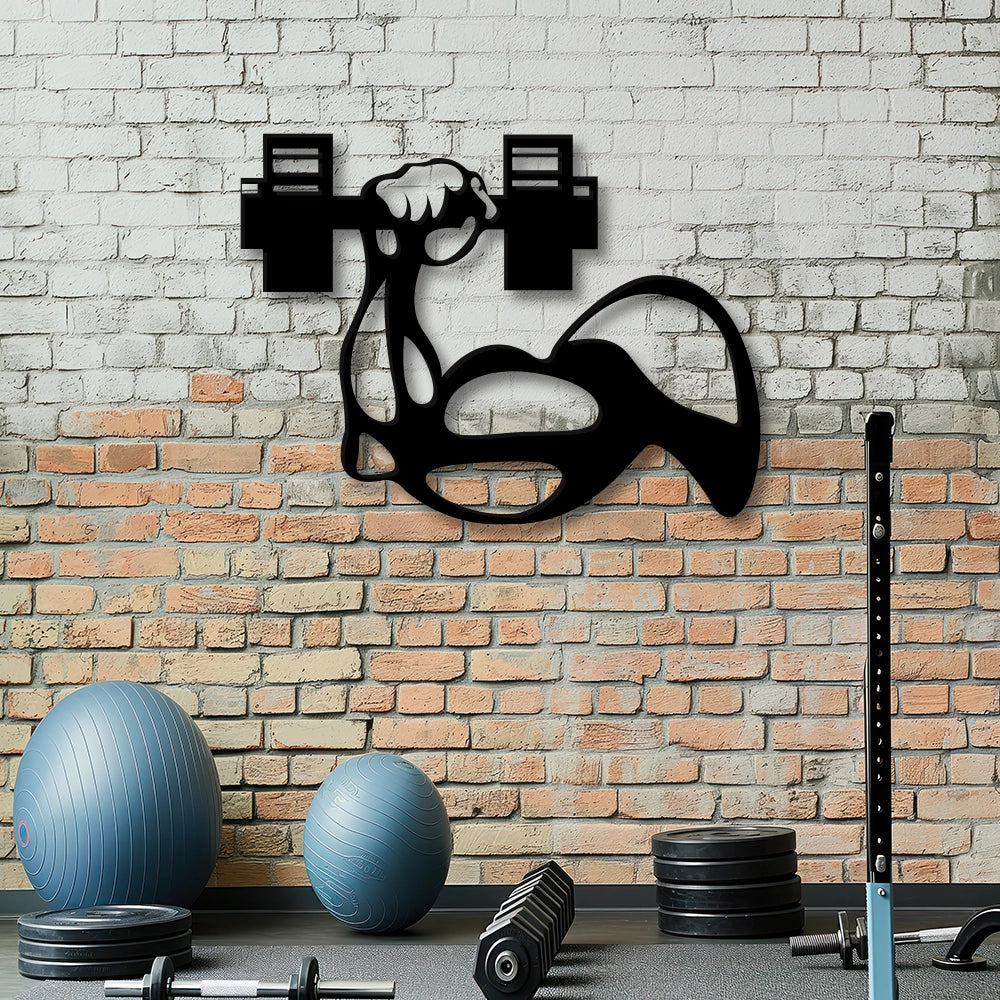 Muscle Metal Sign | CRAZY NEON® – Crazy Neon