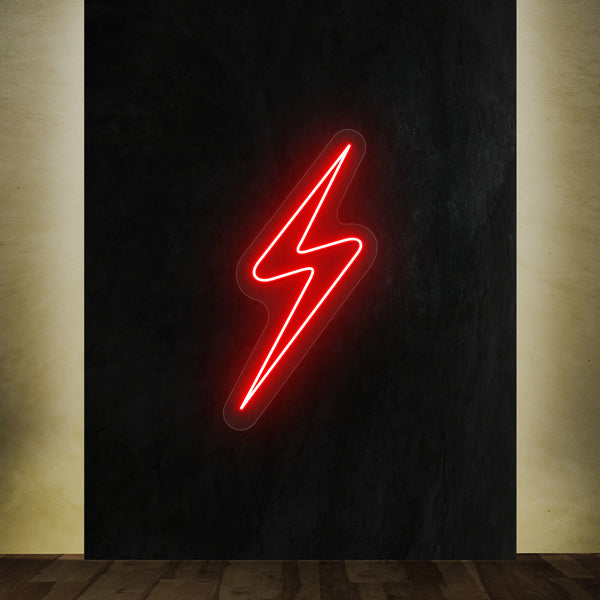 Lightning Bolt Neon Sign | Lightning Bolt LED Neon | CRAZY NEON ...
